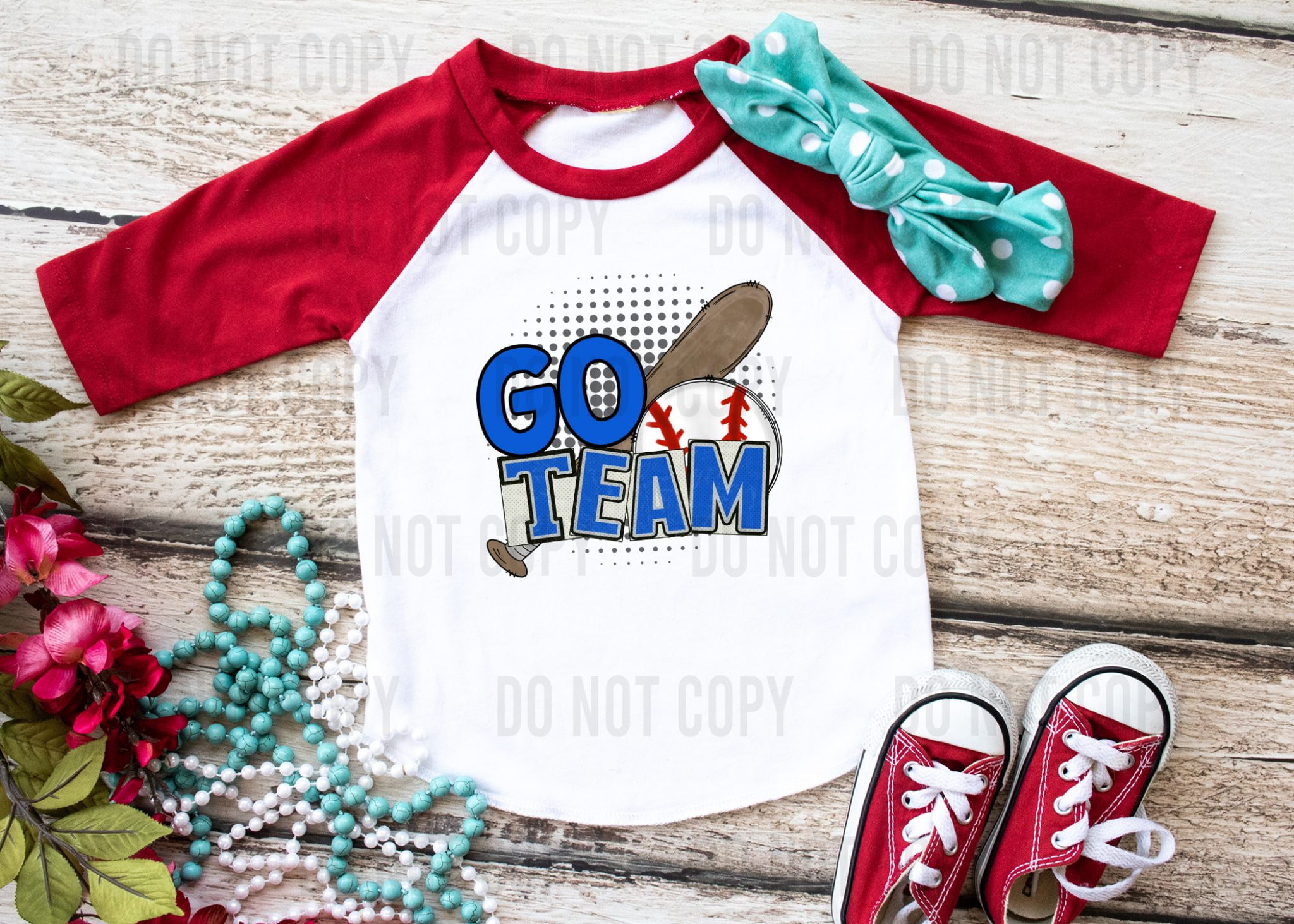 Go Team Baseball DTF Transfer - The Lily Pad -TLP