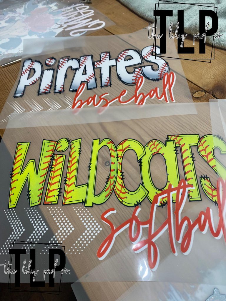 Falcons Softball Doodle DTF transfer - The Lily Pad -TLP