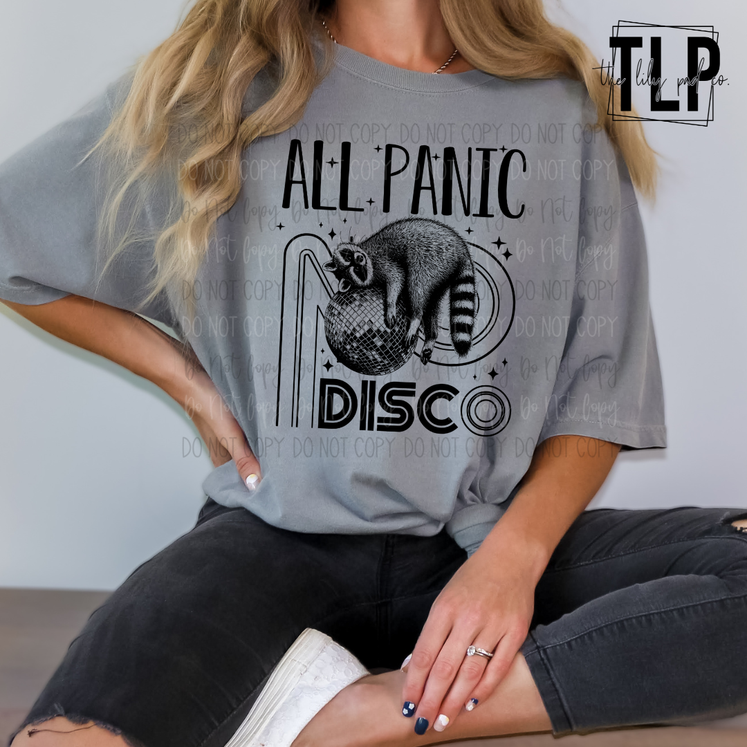 All Panic No Disco DTF Transfer - The Lily Pad -TLP